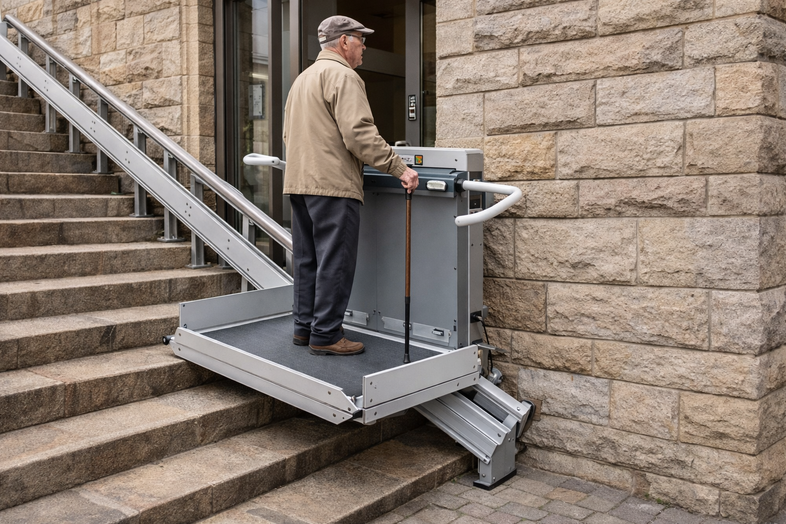 INCLINED BARRIER-FREE LIFT PLATFORM - Forulift